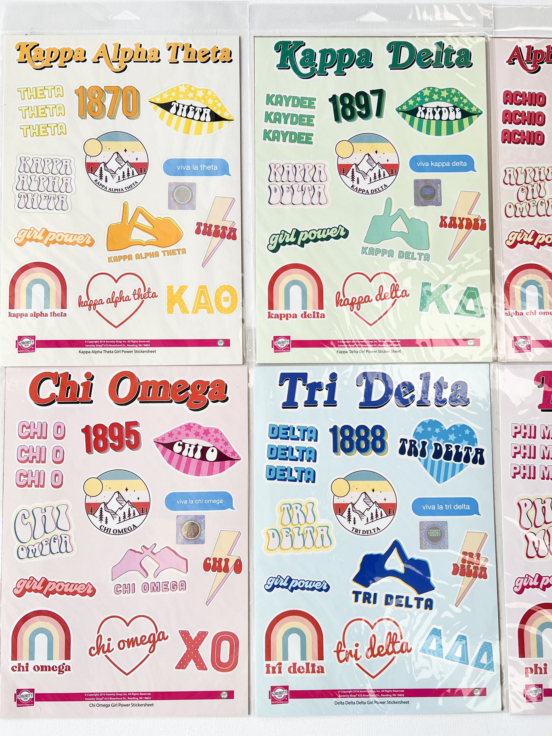 Sorority Sticker Sheet – The Monogram Shop