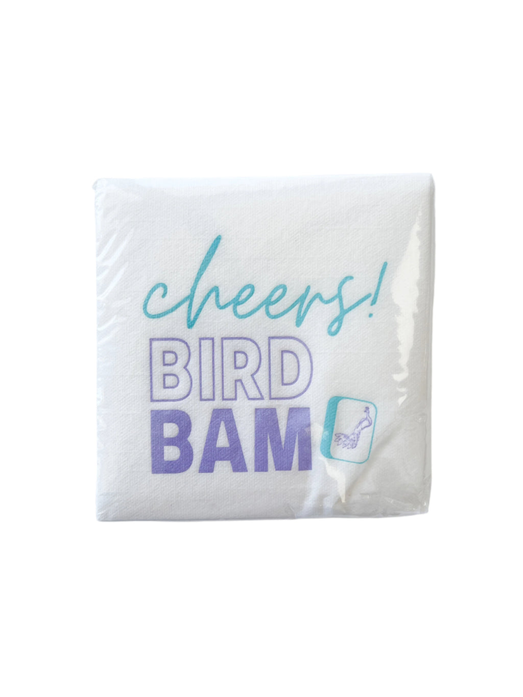 Cheers Bird Bam Napkin – The Monogram Shop